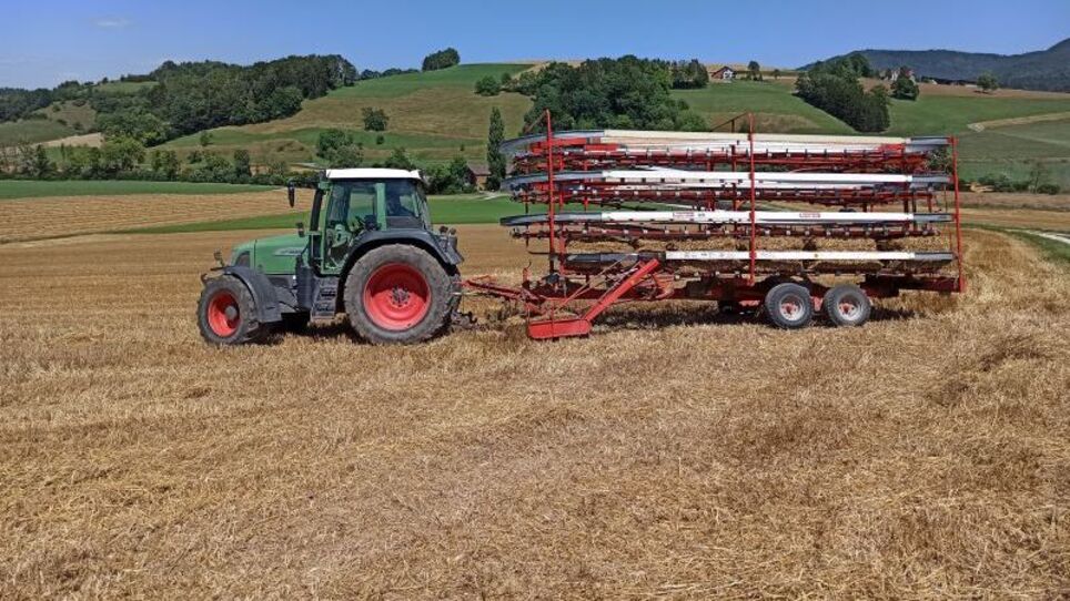 Klettgauer Bote: Die Landwirte sind im Grosseinsatz